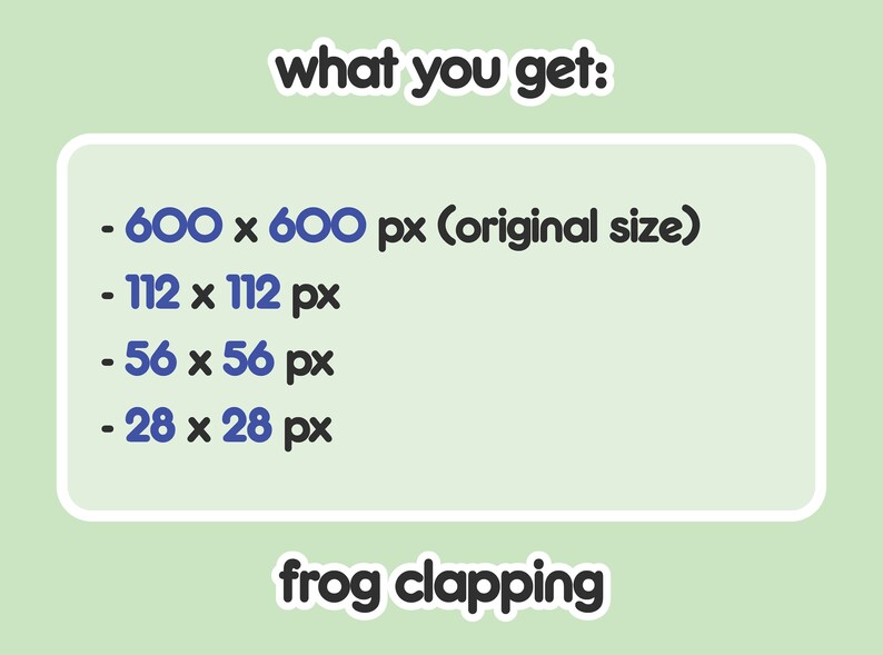 Animated Emote Frog Clapping Clap Nice One Cute Kawaii Chibi Twitch ...