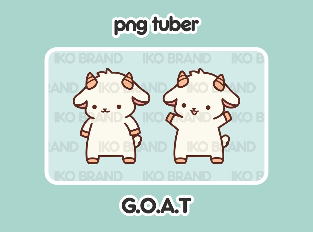Pngtuber - Goat | Chibi | Cute | Kawaii | Twitch | Youtube | Vtuber ...