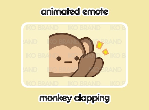 Animated Clapping Monkey