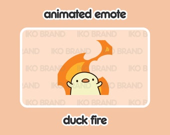 Yellow/white Angry/sad Duck Twitch Discord Youtube Emotes/kawaii, Chibi ...