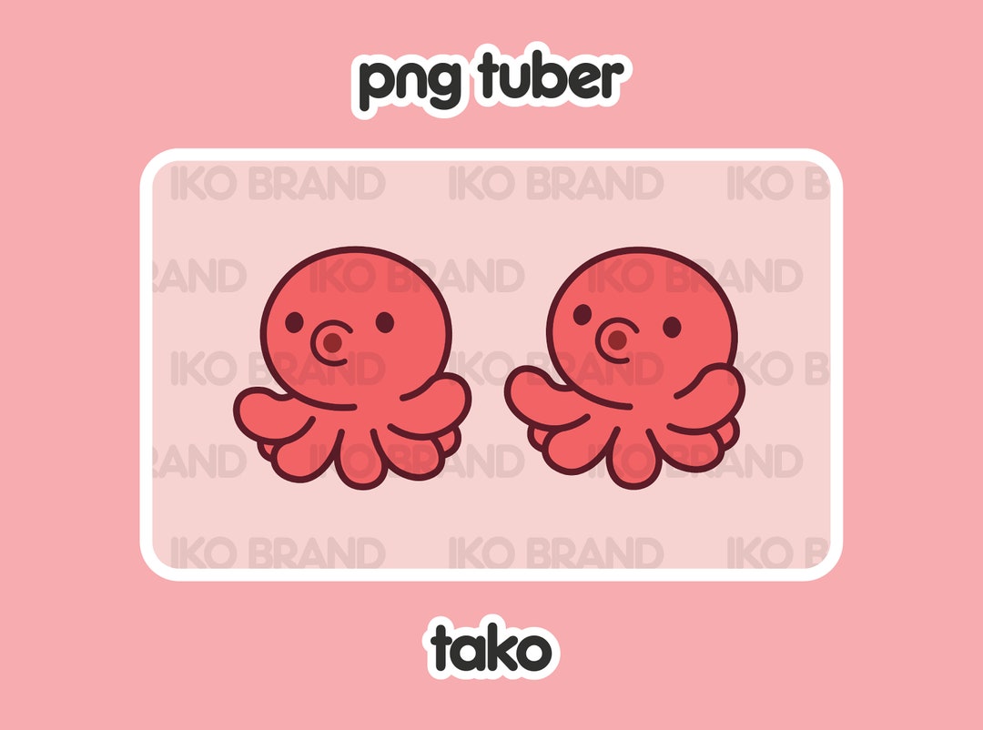Pngtuber - Octopus | Chibi | Cute | Kawaii | Twitch | Youtube | Vtuber ...