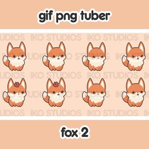 GIF Pngtuber - Fox | Chibi | Cute | Kawaii | Twitch | Youtube | Vtuber ...