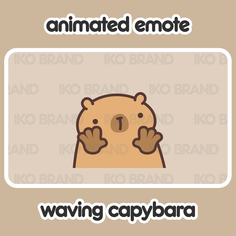 Capybara Animated Screen - Etsy UK