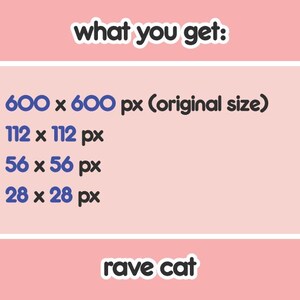 Animated Emote - Cat Rave | Cute | Kawaii | Chibi | Twitch, Youtube ...