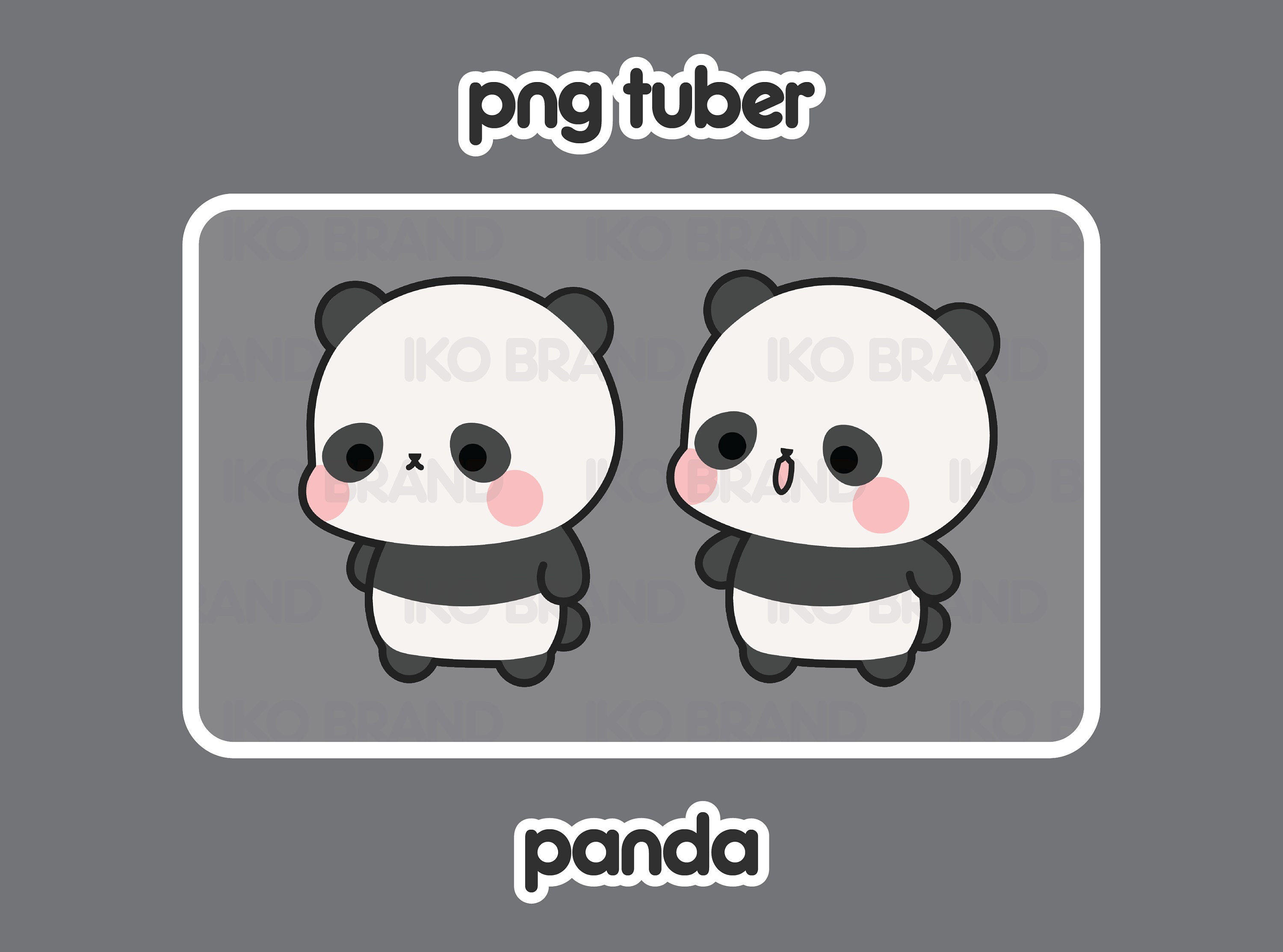 Chibi Panda Cute Panda Bear Cartoon Hand Drawn Style Vector Image