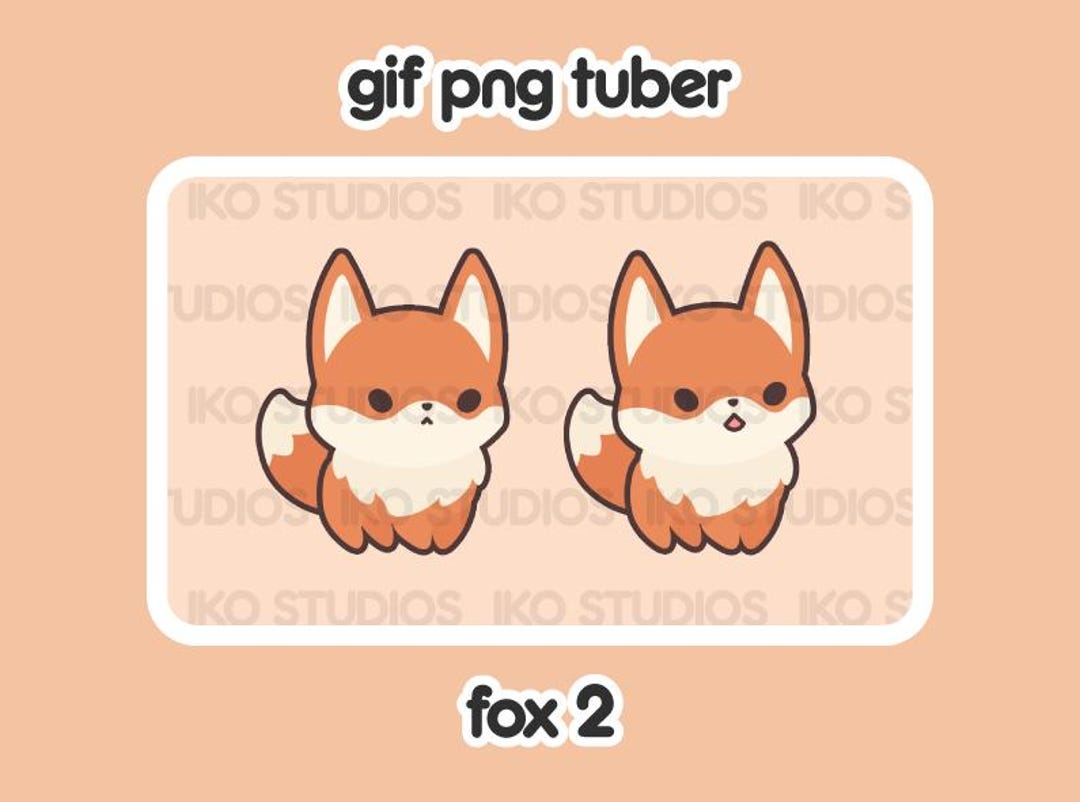 GIF Pngtuber - Fox | Chibi | Cute | Kawaii | Twitch | Youtube | Vtuber ...