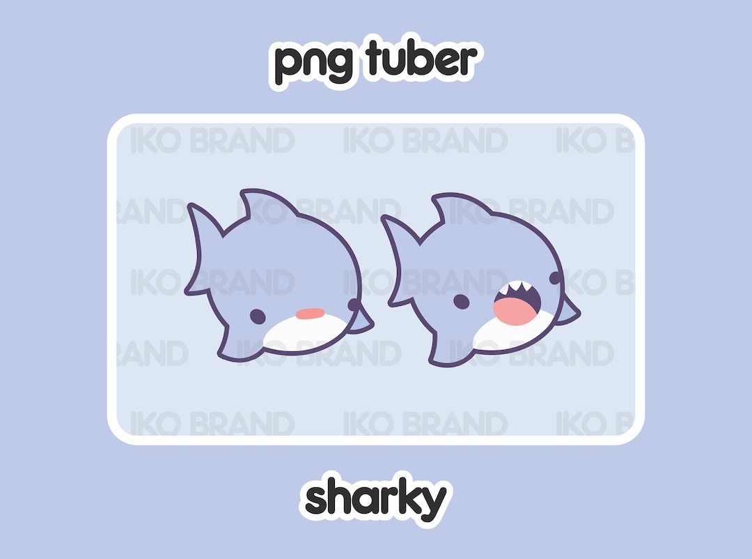 Pngtuber - Shark | Chibi | Cute | Kawaii | Twitch | Youtube | Vtuber ...