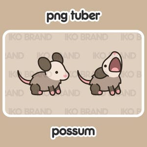 Pngtuber - Possum | Chibi | Cute | Kawaii | Twitch | Youtube | Vtuber ...