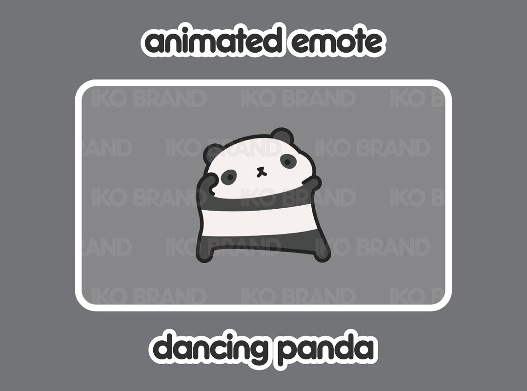 Animated Emote - Dancing Panda | Cute | Kawaii | Chibi | Twitch ...