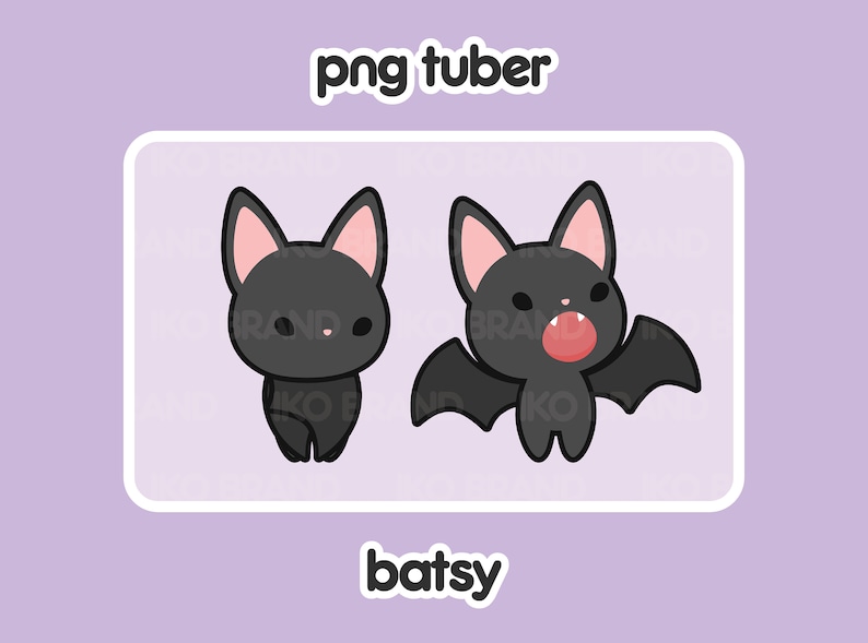 Pngtuber - Bat | Chibi | Cute | Kawaii | Twitch | Youtube | Vtuber ...