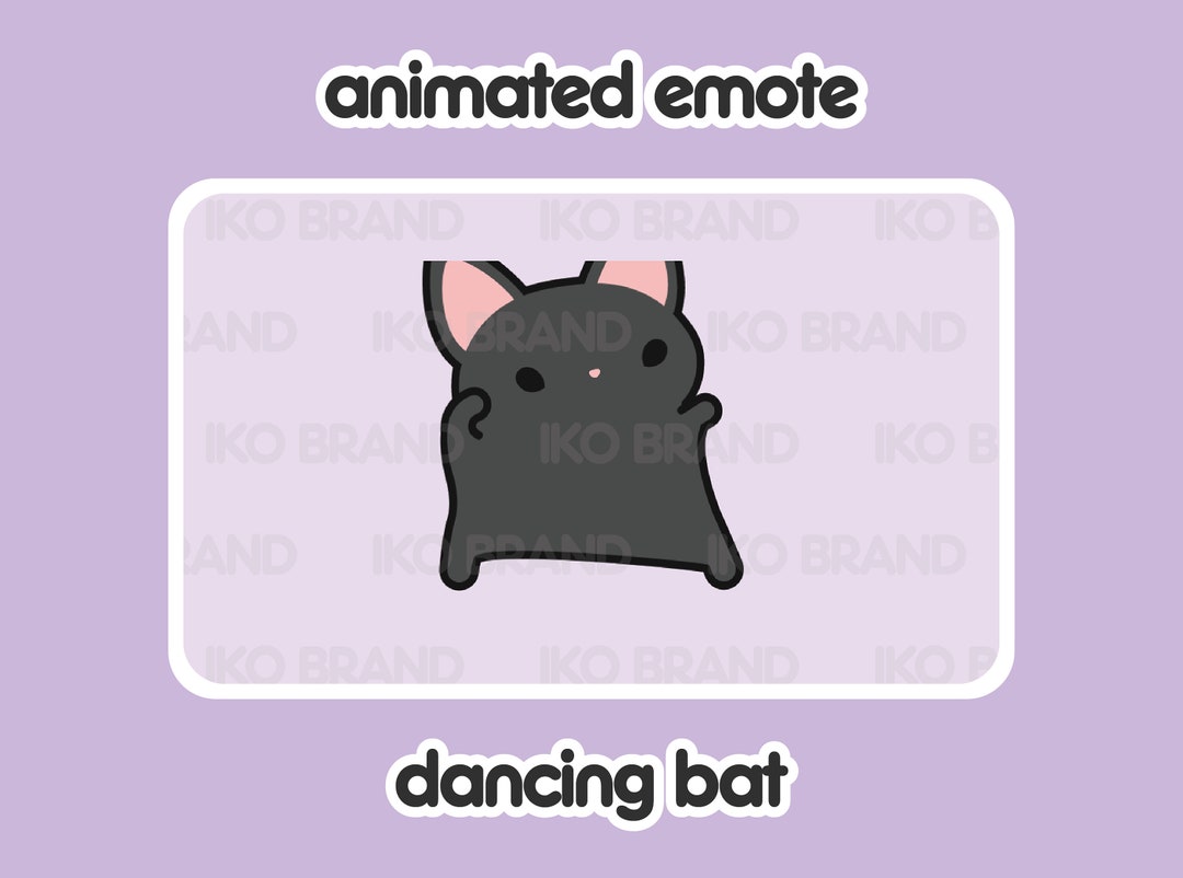 Animated Emote - Dancing Bat | Cute | Kawaii | Chibi | Twitch, Youtube ...