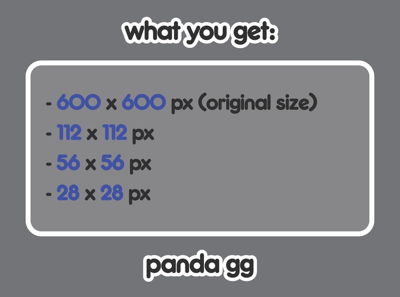 Animated Emote - Panda GG | Cute | Kawaii | Chibi | Twitch, Youtube ...