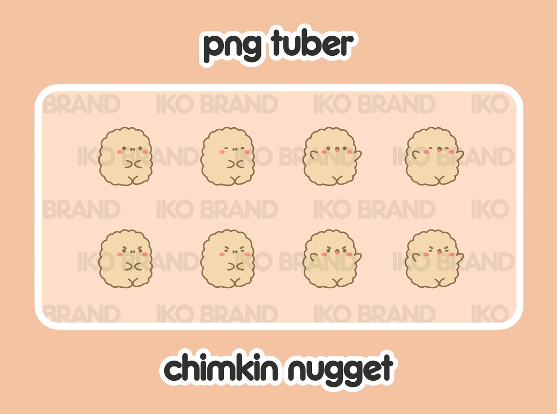 Pngtuber Chicken Nugget Chibi Cute Kawaii Twitch Youtube Vtuber ...