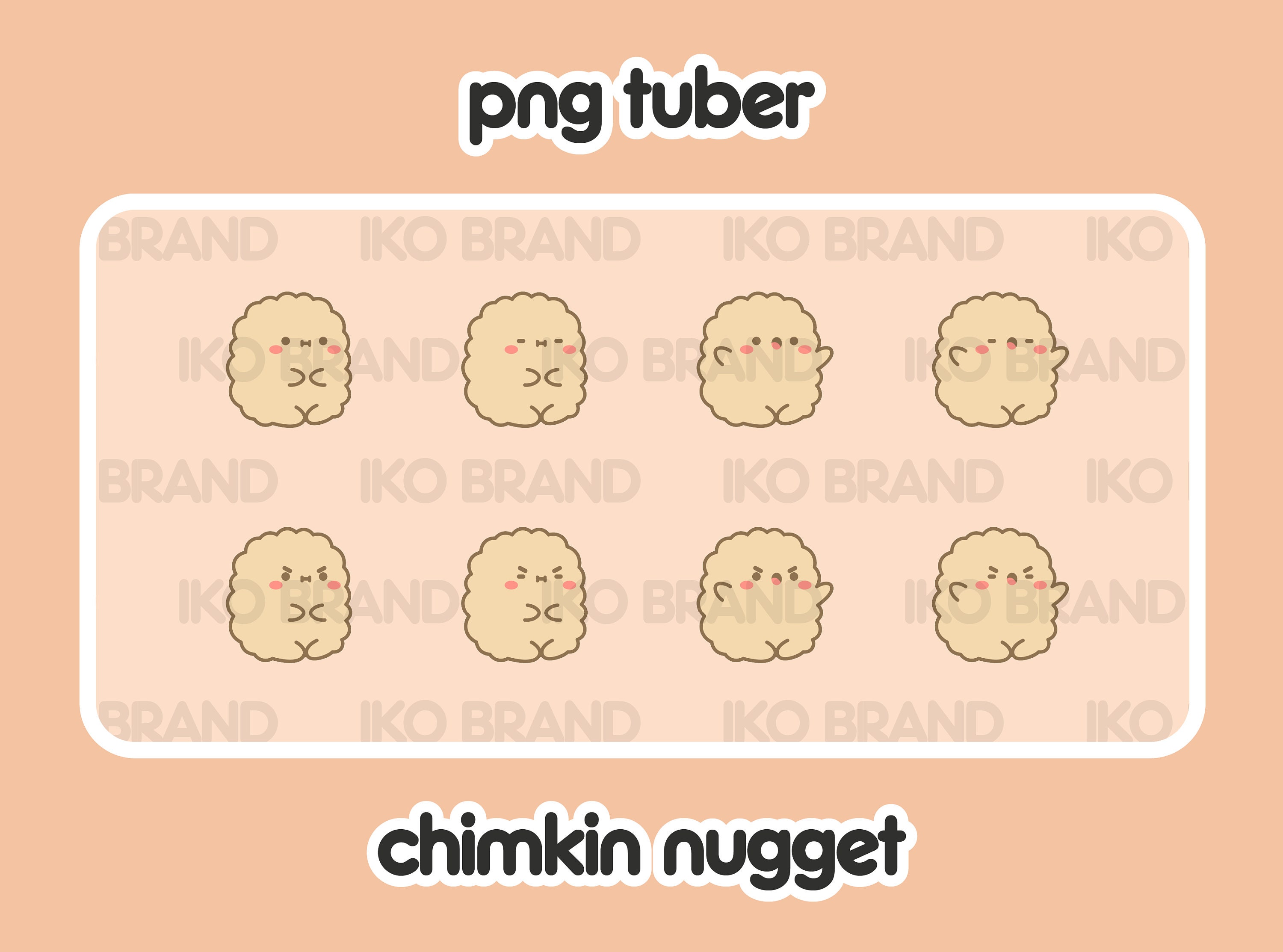 Pngtuber Chicken Nugget Chibi Cute Kawaii Twitch Youtube Vtuber ...