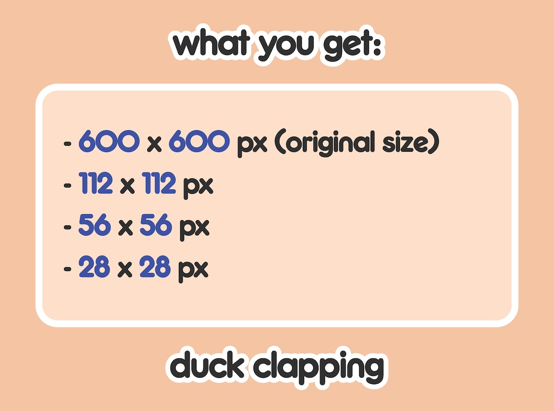 Animated Emote - Duck Clapping | Clap | Nice One | Cute | Kawaii ...