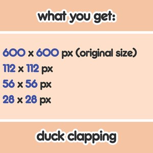 Animated Emote - Duck Clapping | Clap | Nice One | Cute | Kawaii ...