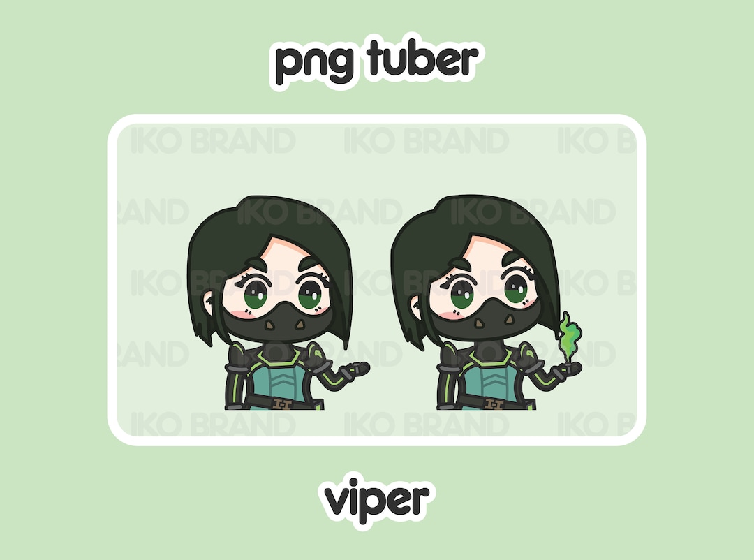 Viper Pngtuber: Valorant Chibi Vtuber Avatar (digital Download) - Etsy