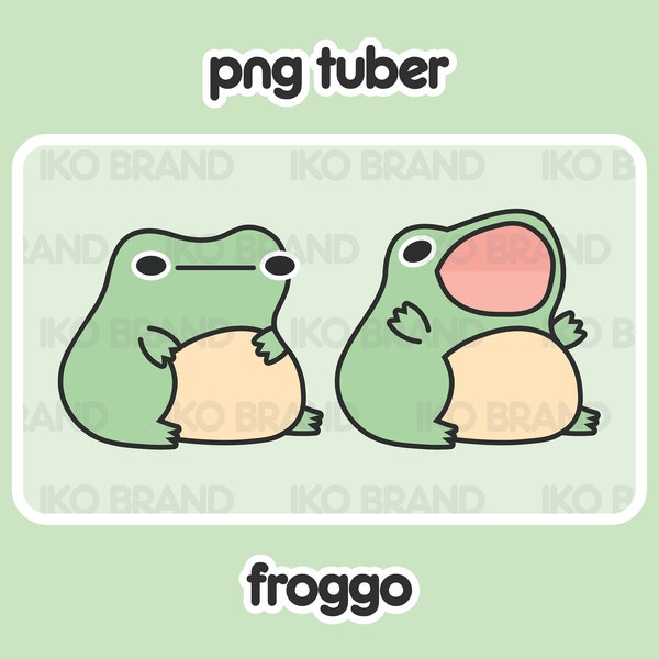 Vtuber Frog - Etsy