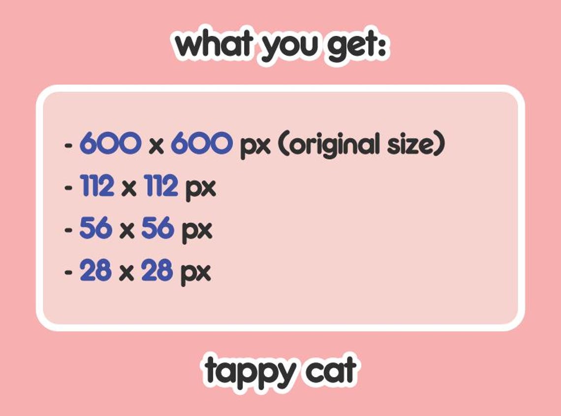 Animated Cat Tippy Taps Emote: Chibi Kawaii GIF (digital File) - Etsy