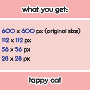 Animated Cat Tippy Taps Emote: Chibi Kawaii GIF (digital File) - Etsy