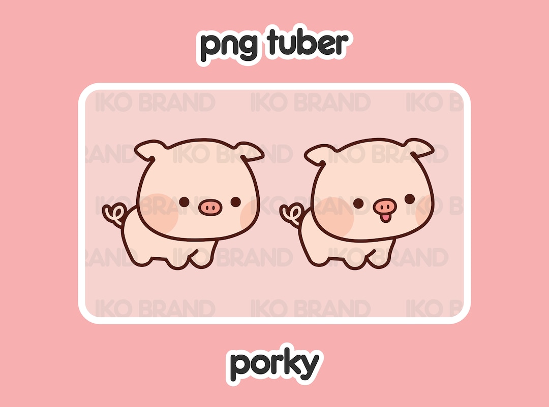 Pngtuber - Pig | Chibi | Cute | Kawaii | Twitch | Youtube | Vtuber ...