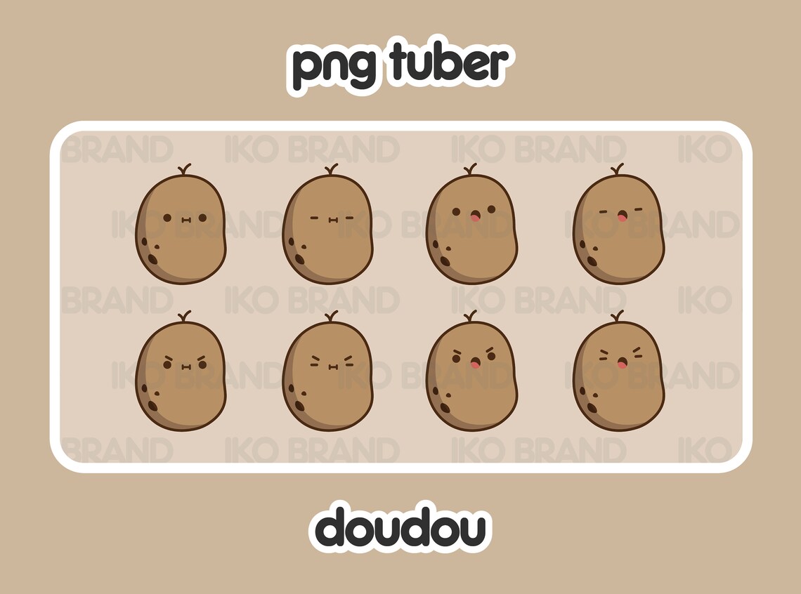 Pngtuber - Potato | Chibi | Cute | Kawaii | Twitch | Youtube | Vtuber ...