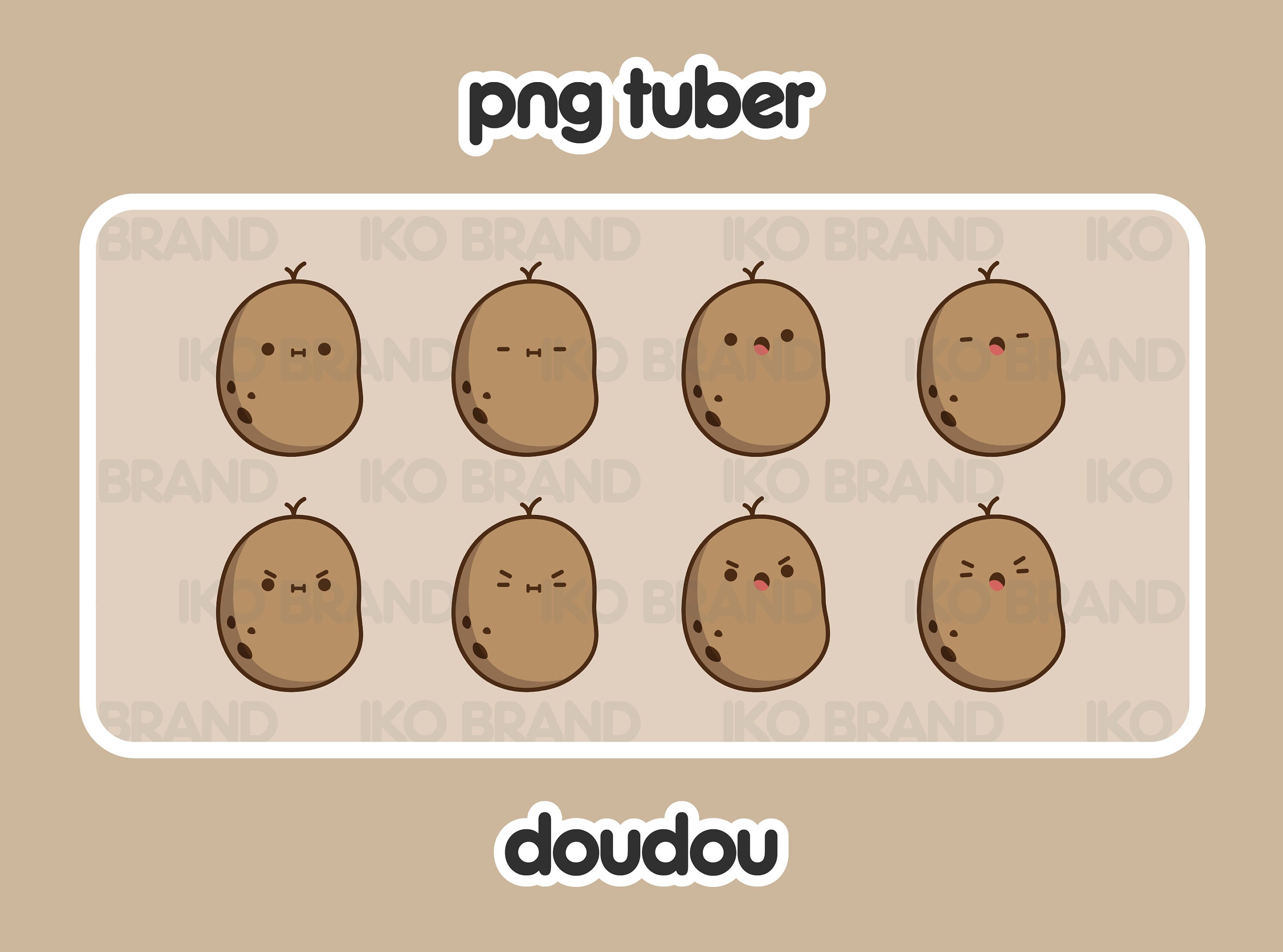 Pngtuber - Potato | Chibi | Cute | Kawaii | Twitch | Youtube | Vtuber ...