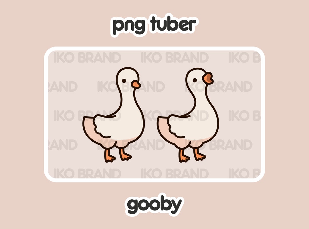 Pngtuber Goose Chibi Cute Kawaii Twitch Youtube Vtuber Streaming Ready ...
