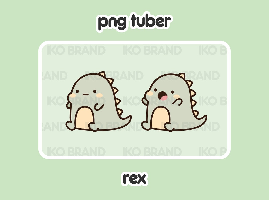 Pngtuber - T-rex | Dinosaur | Chibi | Cute | Kawaii | Twitch | Youtube ...