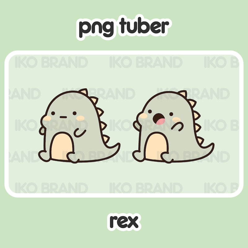 Chibi Dinosaur - Etsy