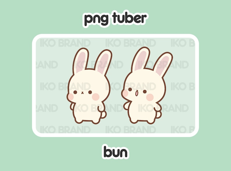 Pngtuber - Bunny | Chibi | Cute | Kawaii | Twitch | Youtube | Vtuber ...