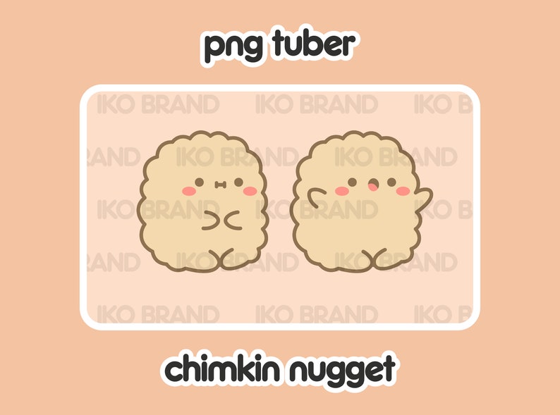 Pngtuber - Chicken Nugget | Chibi | Cute | Kawaii | Twitch | Youtube ...