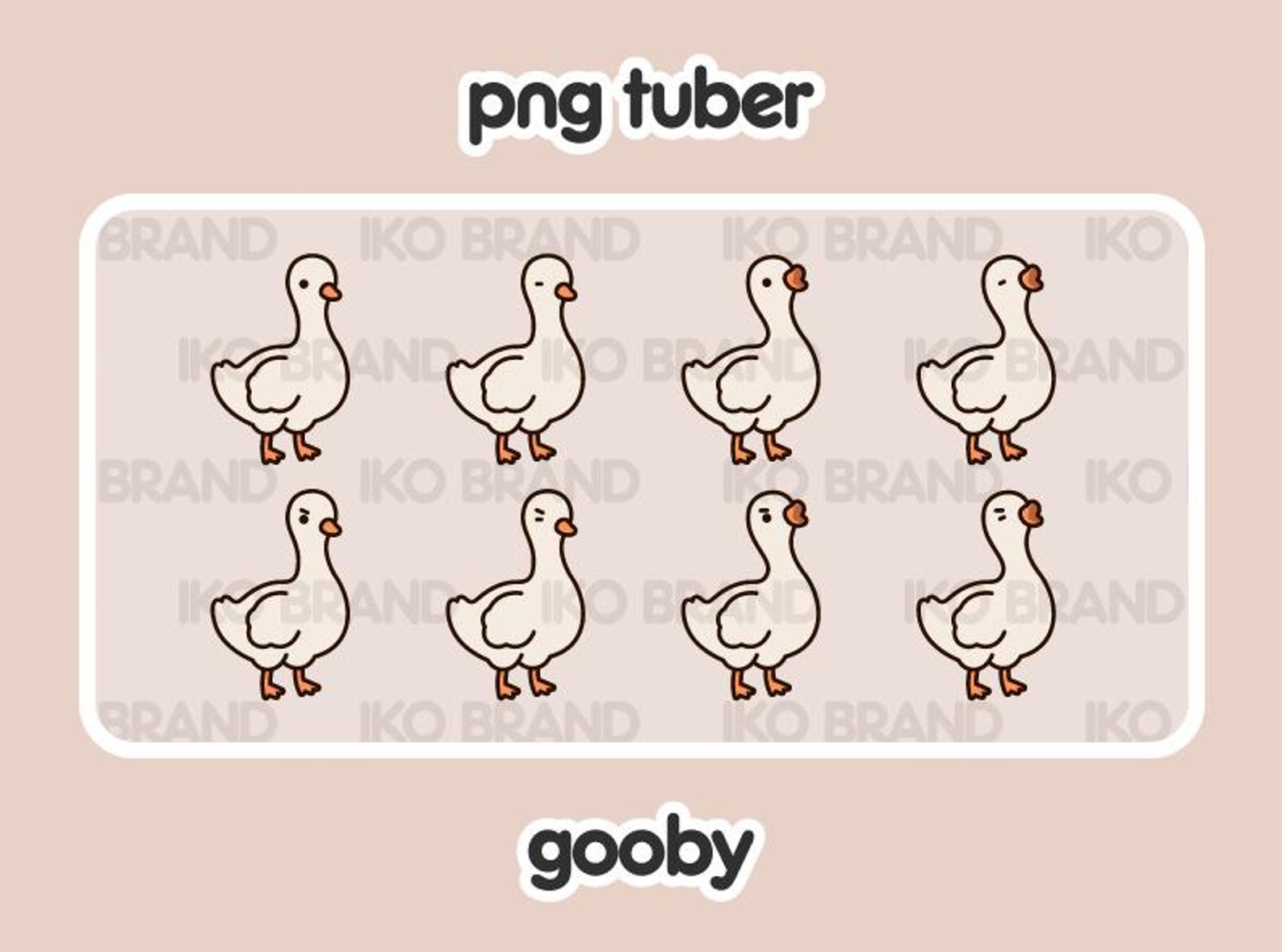 Pngtuber - Goose | Chibi | Cute | Kawaii | Twitch | Youtube | Vtuber ...