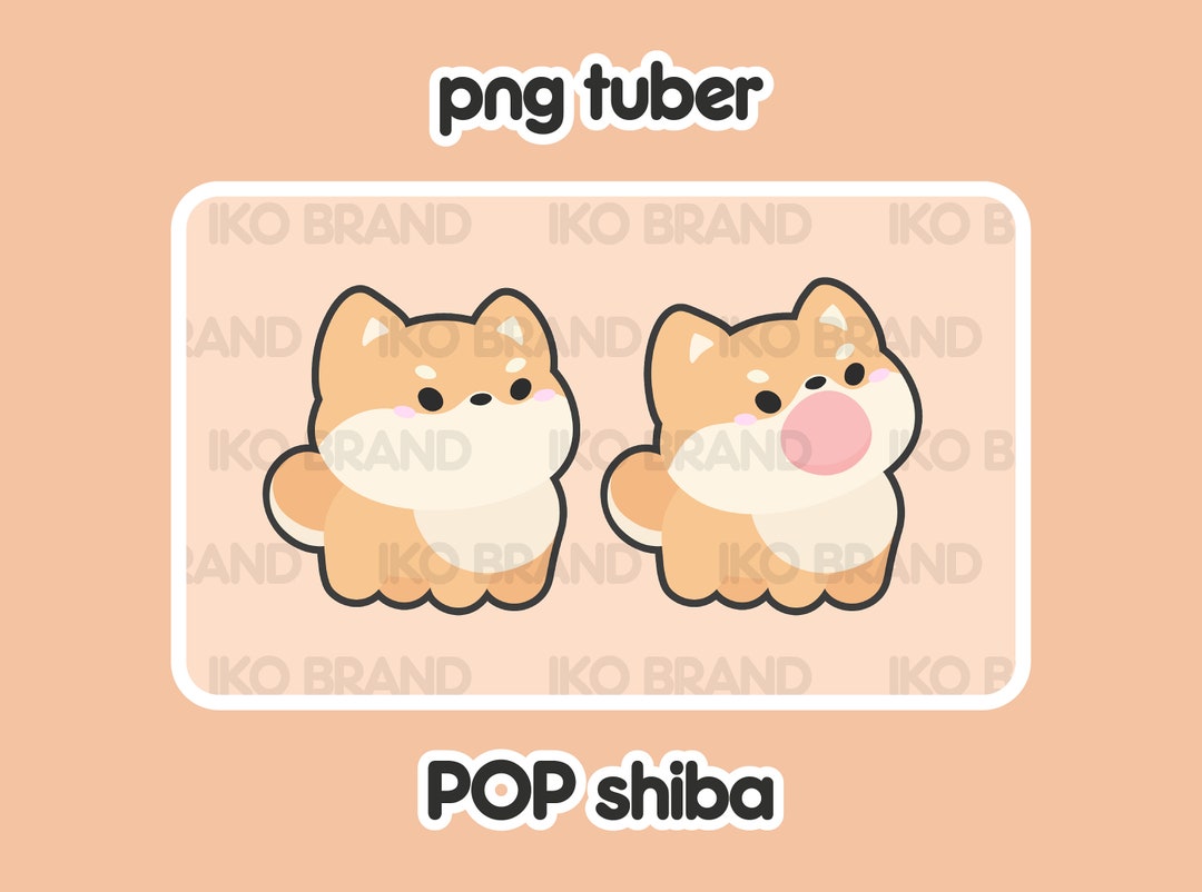 Pngtuber - POP Shiba Inu | Chibi | Cute | Kawaii | Twitch | Youtube ...
