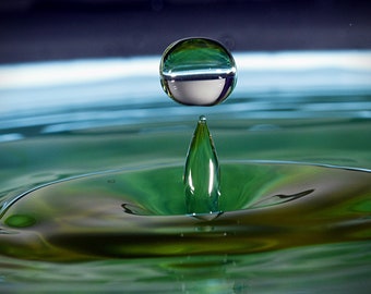 Water Drop Photo - Etsy