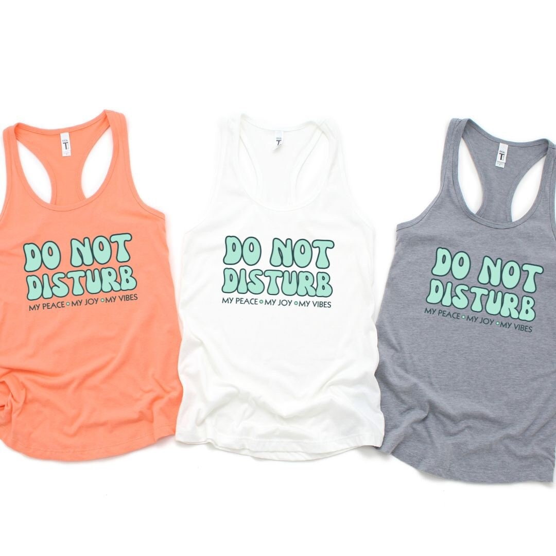 Do Not Disturb Shirt, Beach Tank, Vacation Beach Tank, Women's Summer ...