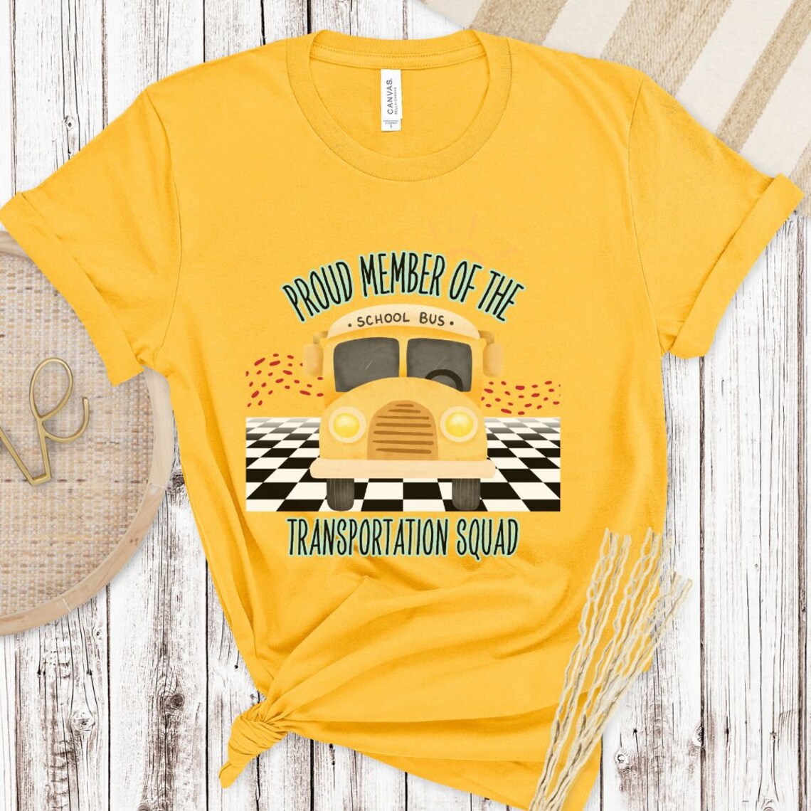 Unisex School Bus Driver Shirt, Back to School Bus Driver Shirt, School ...
