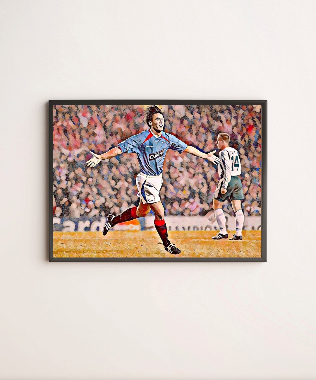 Michael Mols Glasgow Rangers FC Imprimer A4 A3 Affranchissement gratuit ...