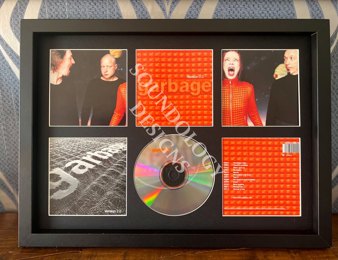 Garbage Version 2.0 Retro CD Mounted Wall Display Free - Etsy