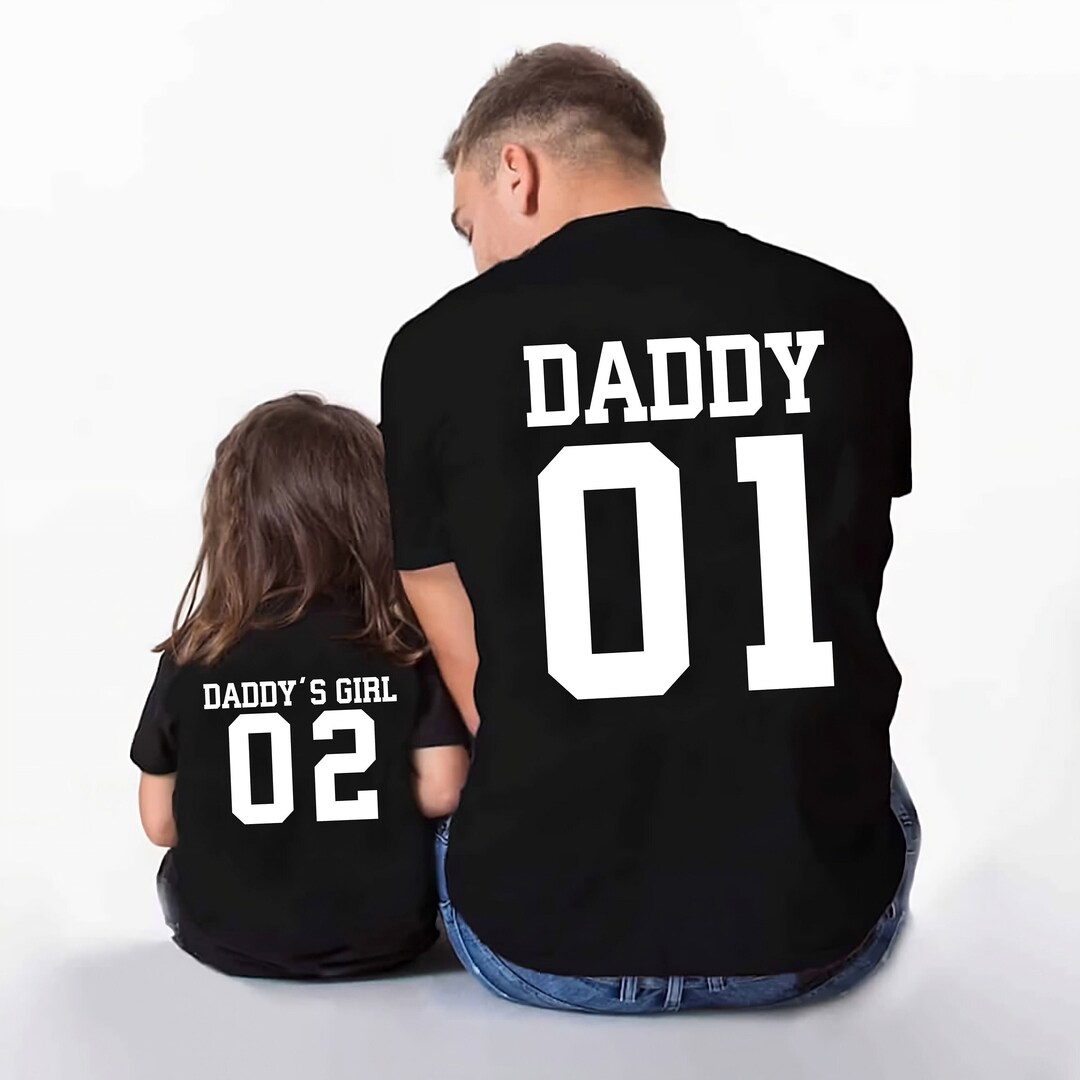Father Daughter Matching Shirt With Names and Numbers, Father and ...