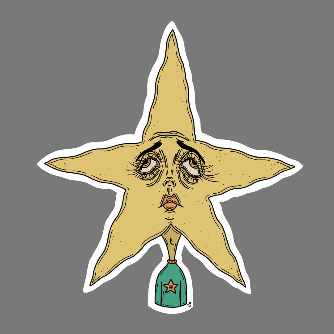 Star Person Sticker - Etsy