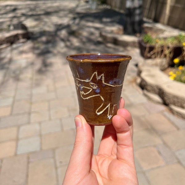 Ceramic Shot Glass - Etsy