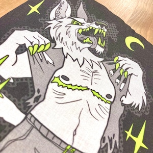 Trans Werewolf Patch Sew or Glue on Back Patch 9x7 Inches - Etsy