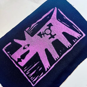 Trans Dog Patch Sew or Glue On - Etsy