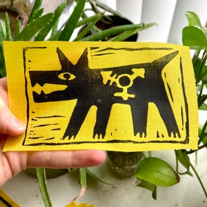 Trans Dog Patch Sew or Glue On - Etsy