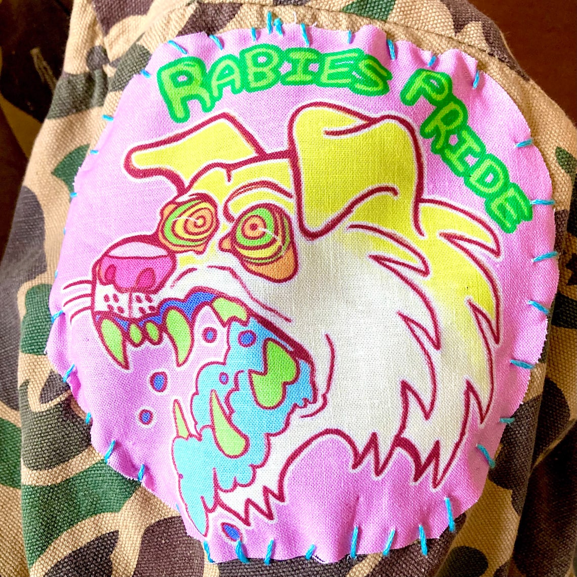 RABIES PRIDE Dog Patch Sew or Glue on 5x5 Inches - Etsy