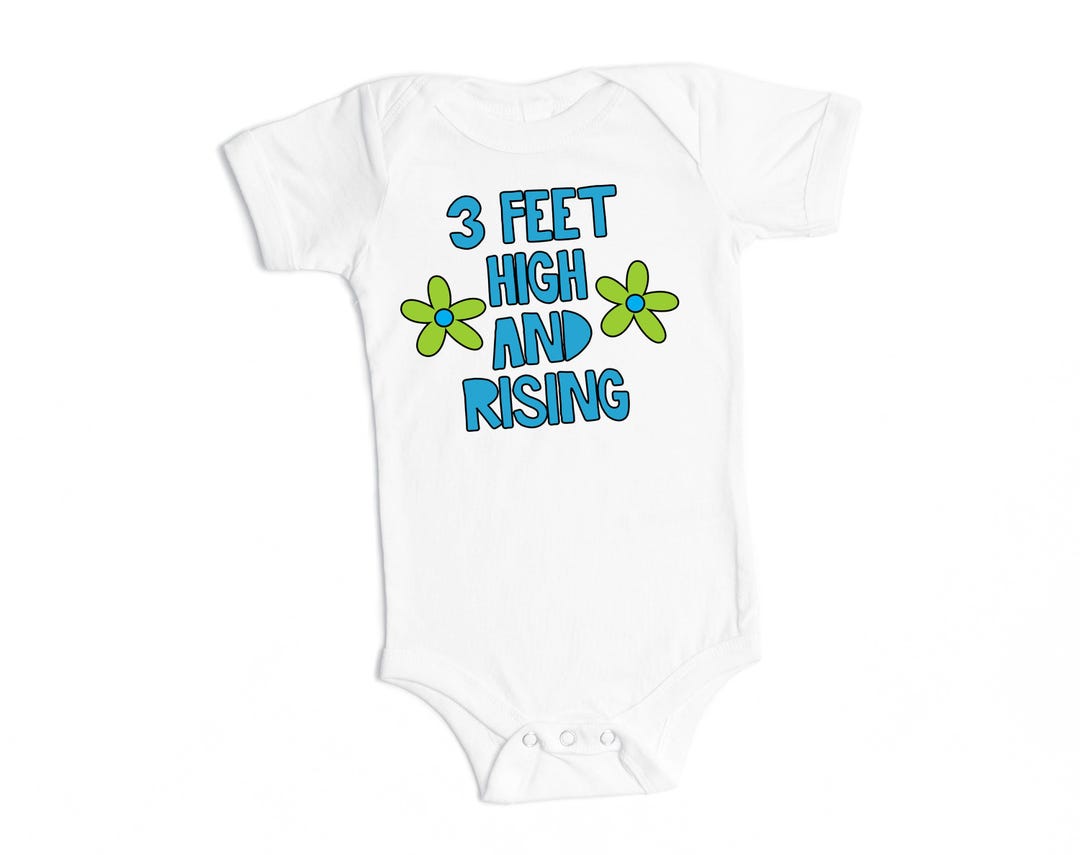 3 Feet High and Rising | De La | Kids Hip Hop Shirt | Baby Hip Hop ...