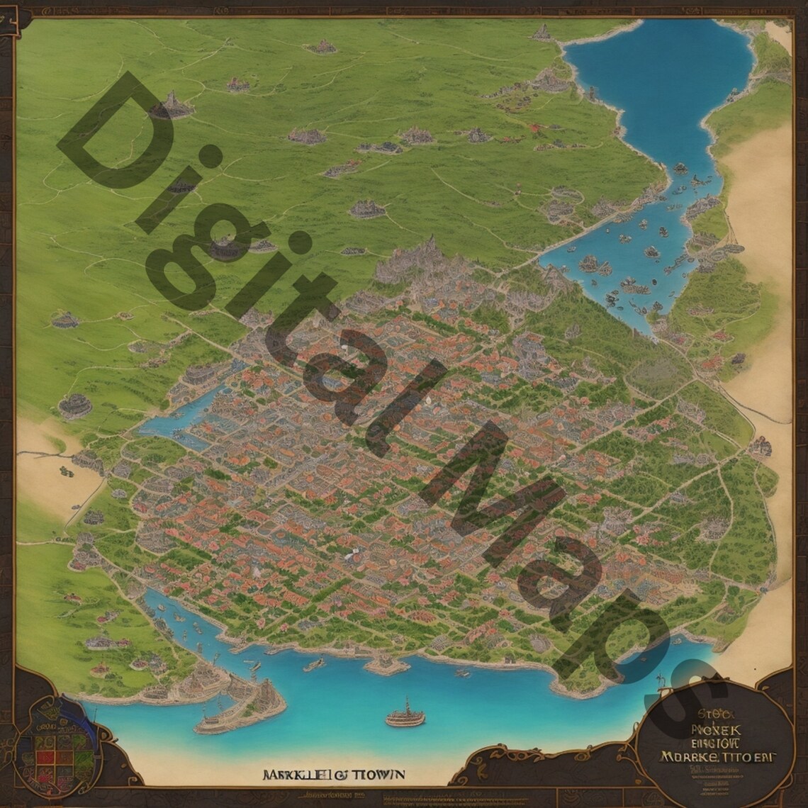 Dnd Map Bundle, Dungeons and Dragons Map Pack, D&D Landscape and Maps ...