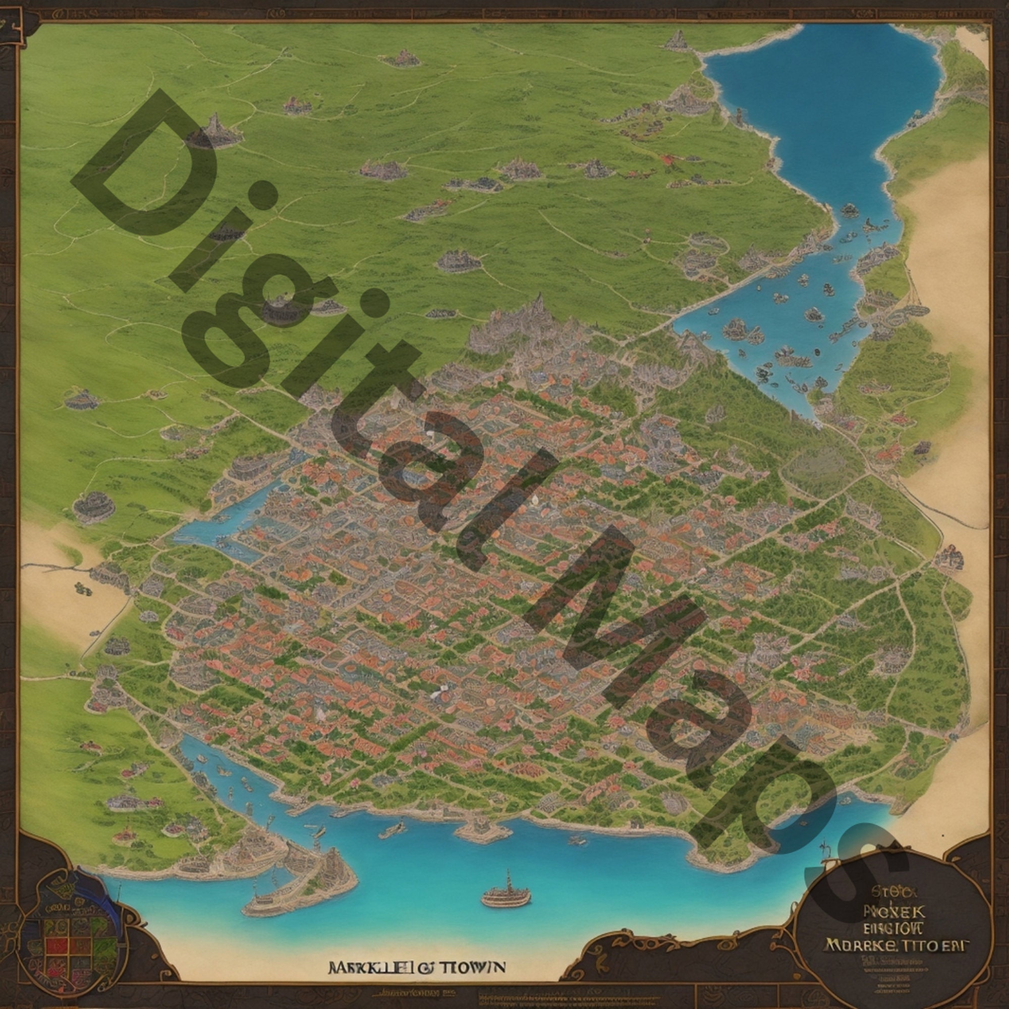 Dnd Map Bundle, Dungeons and Dragons Map Pack, D&D Landscape and Maps ...