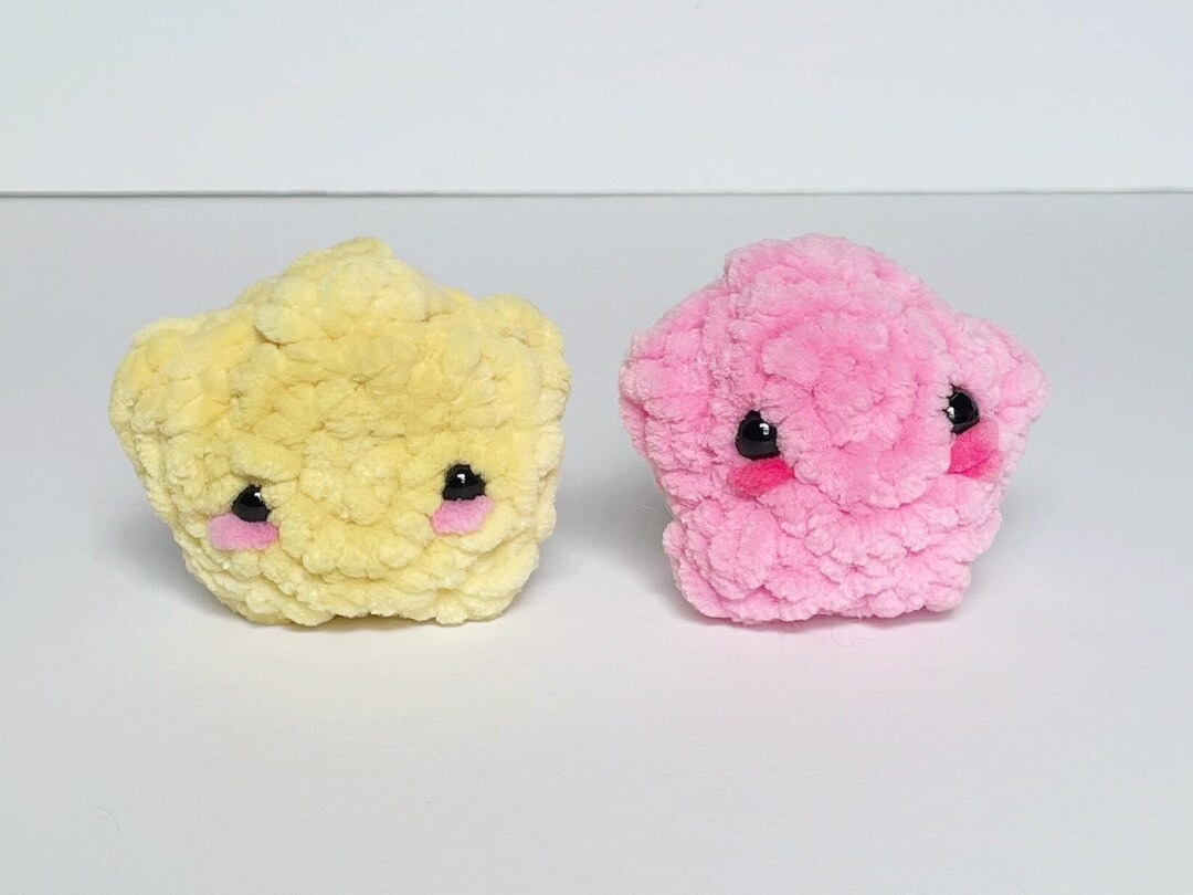 Crocheted Star Stress Ball / Stuffie / Amigurami Plush / Cuddly Plushie ...